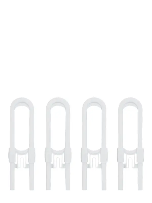 JOOL BABY Sliding Cabinet Locks - White 8 Pack