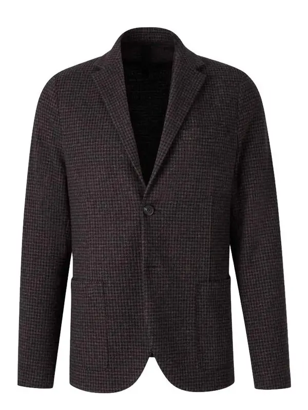 Harris Wharf London Straight Wool Blazer - Brown