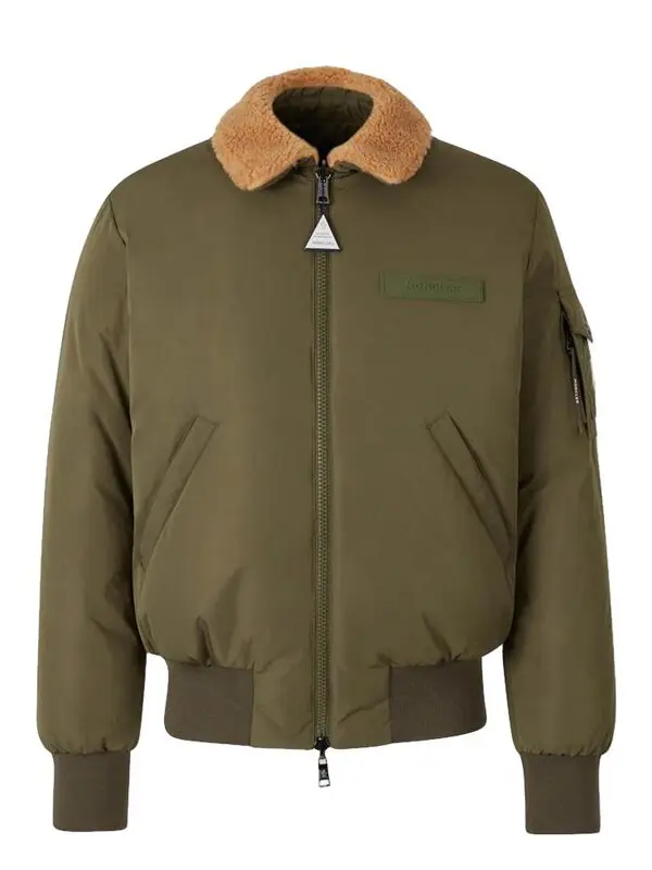 Moncler Reversible Short Down Jacket - Military Green