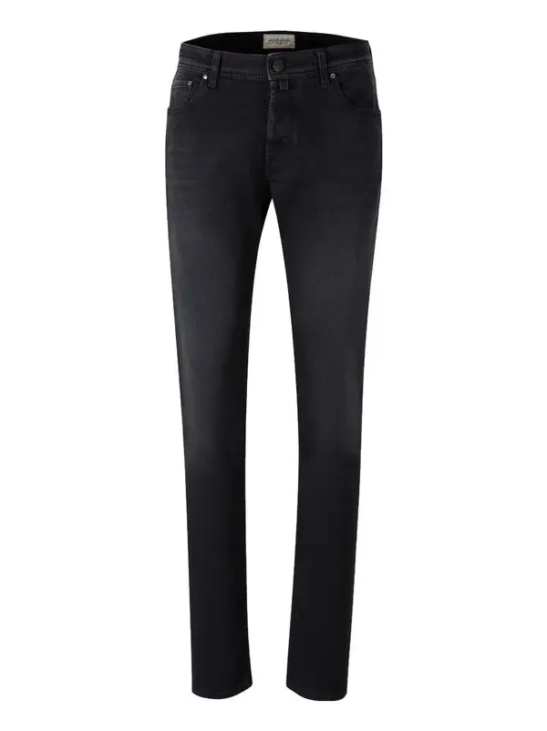 Jacob Cohen Straight Cotton Jeans - Black