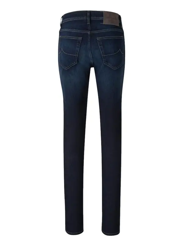 Jacob Cohen Straight Leg Jeans - Dark Denim Blue