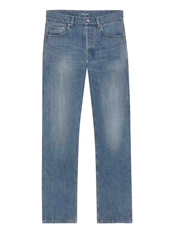 Saint Laurent Mick Straight Jeans - Denim Blue