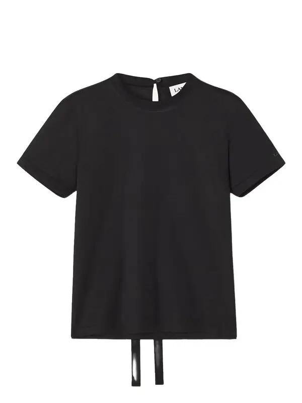 LANVIN Knot Detail T-shirt - Black