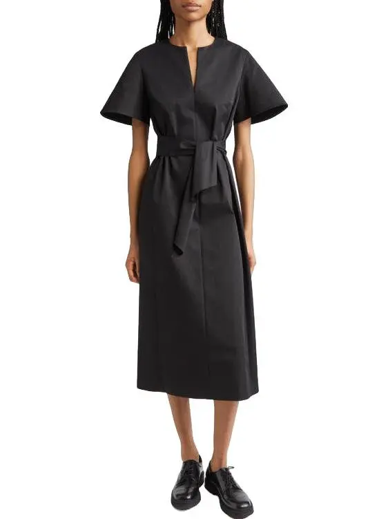 Partow Nikolai Midi Dress - Black