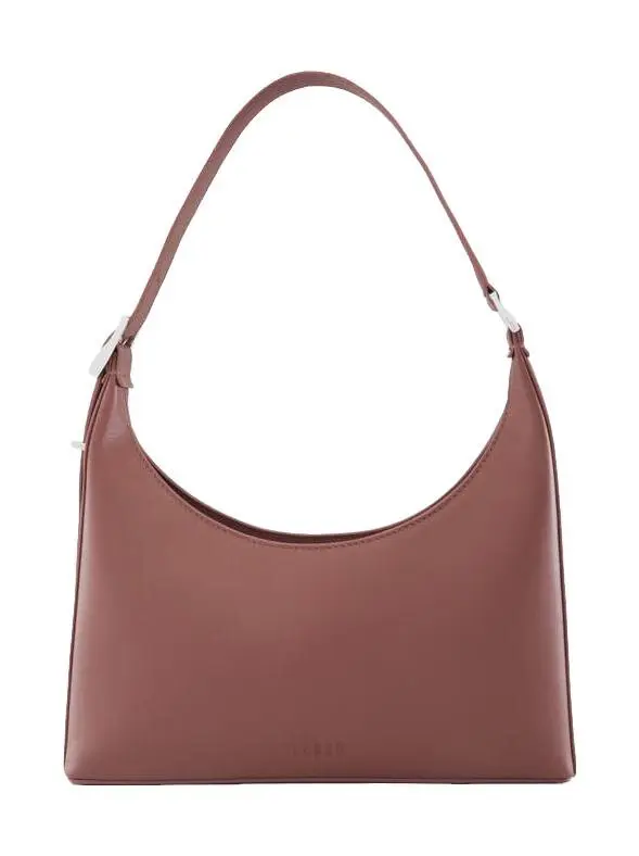 BEHNO Leather Shoulder Bag - Brick
