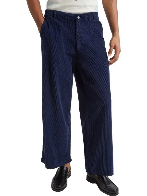 ERL Stretch Corduroy Pants - Navy