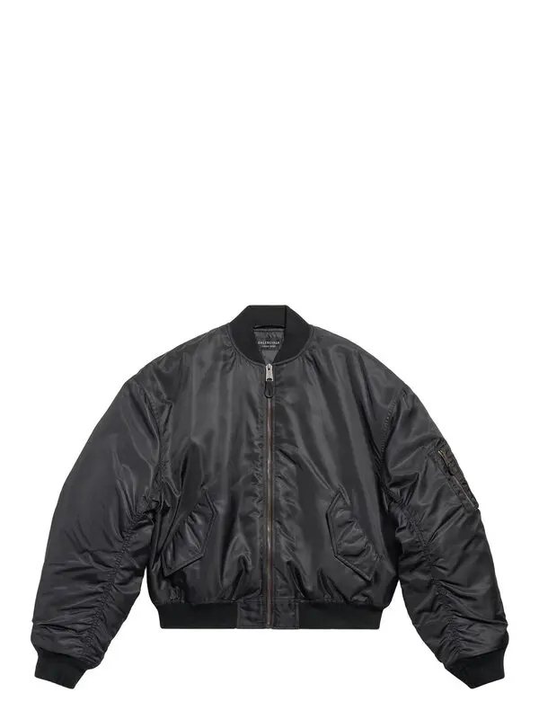 Balenciaga Standard Bomber Jacket - Black