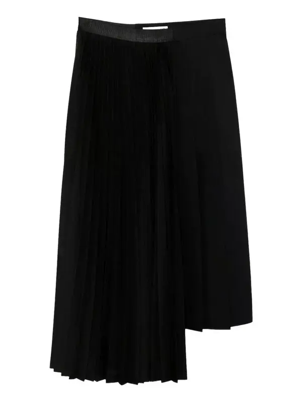UNDERCOVERISM Pleated Midi Skirt - Black