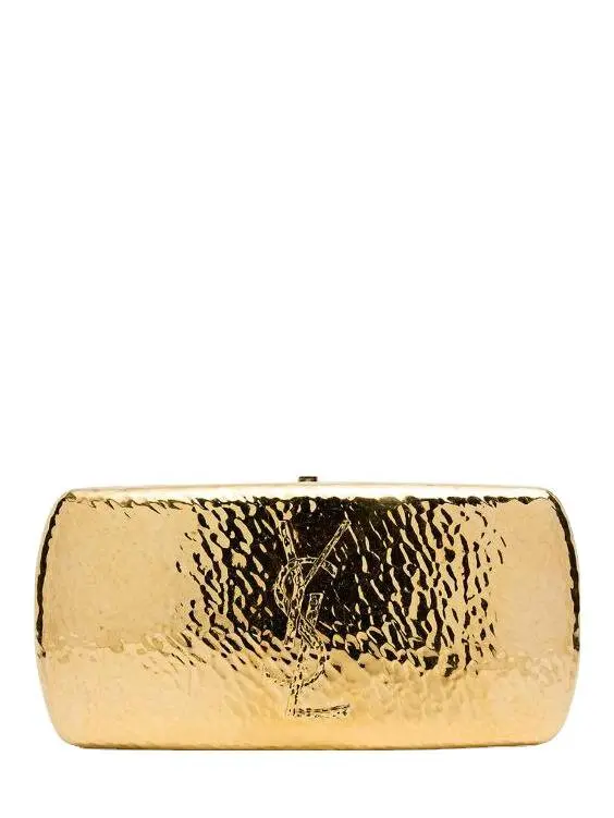 Saint Laurent Martele Clutch Bag - Gold
