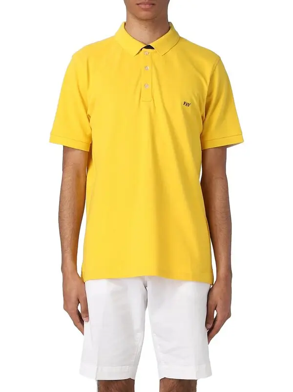FAY Polo Shirt - Lemon