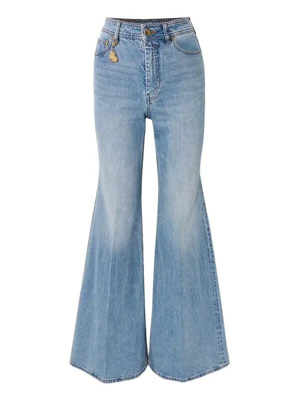 Zimmermann High-rise Flared Jeans - Blue