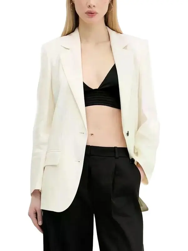 Hugo Single-breasted Blazer - White