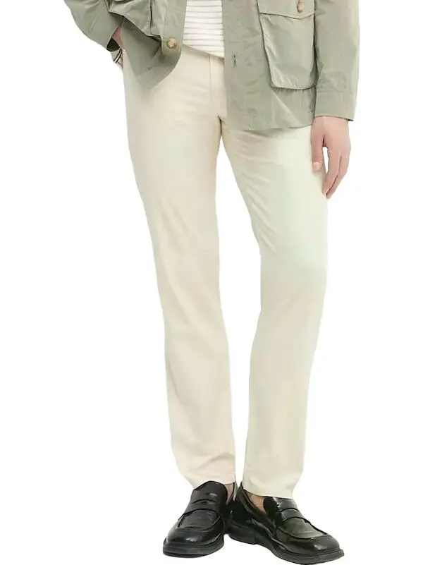 Hugo Boss Logo-patch Trousers - Neutrals