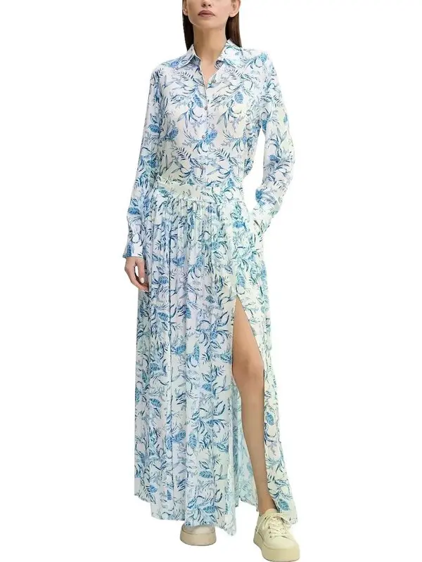 Melissa Odabash Paige Floral-print Maxi Dress - White