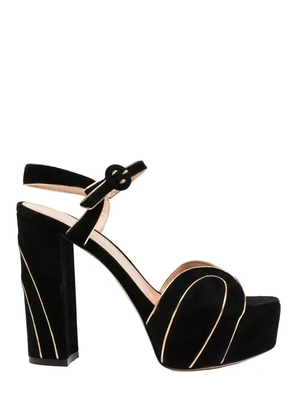 GIANVITO ROSSI 125mm Tamara Platform Sandals - Black