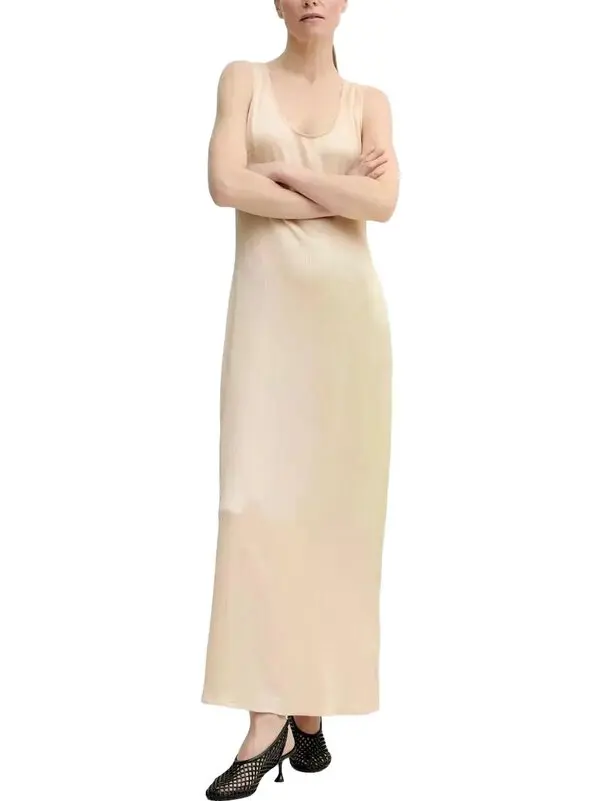 Remain Birger Christensen Pleated Sleeveless Maxi Dress - Neutrals