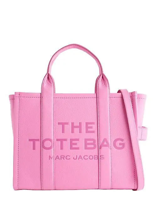 Marc Jacobs The Medium Leather Tote Bag - Bow Pink