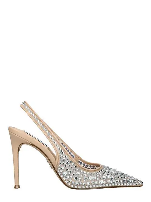 Steve Madden Reyes-r Rhinestone-embellished Courts - Beige Comb