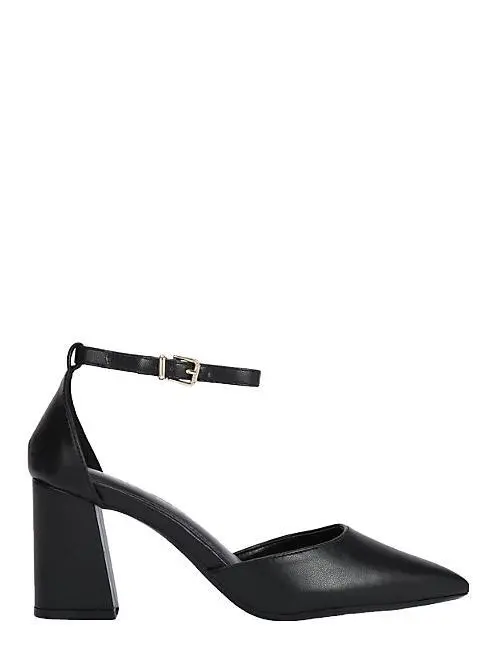 Carvela Refined Court Faux-leather Shoes - Black