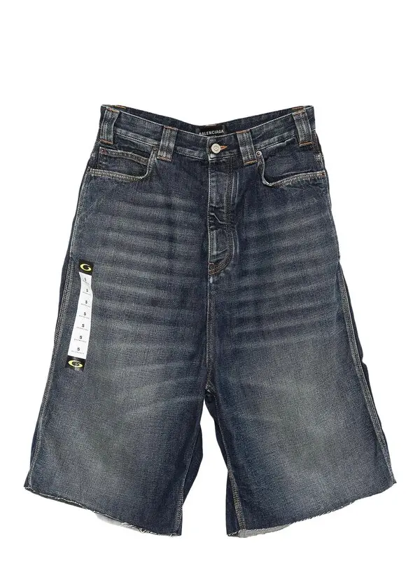 Balenciaga Denim Shorts - Blue