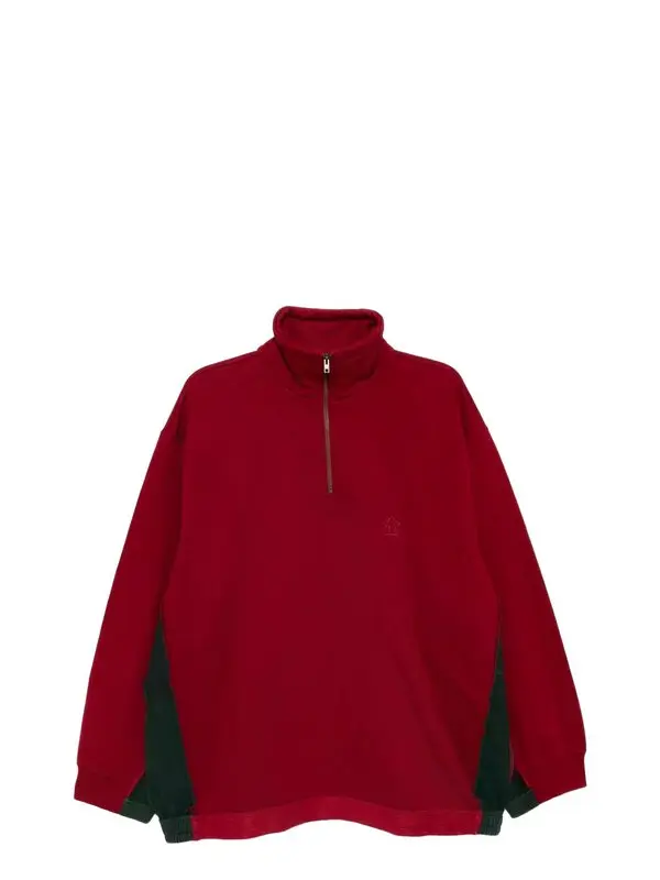 Vetements Logo Zipped Sweatshirt - Red