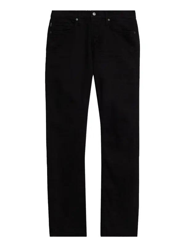 TOM FORD Stretch-twill Straight-fit Pants - Black