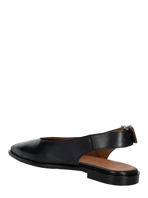 BILLI BI Pointed-toe Flat Pumps - Black