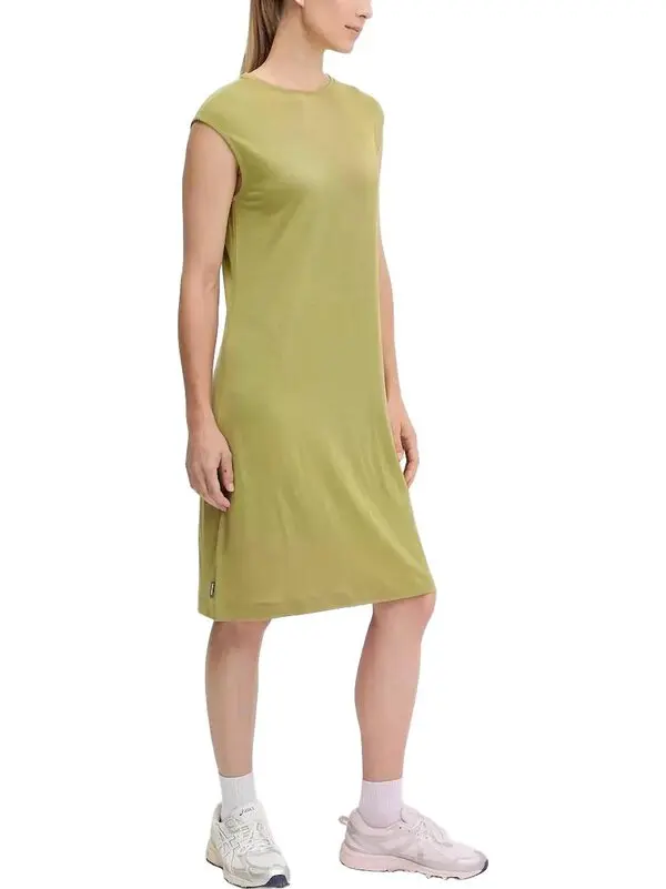 Icebreaker Cap-sleeve Mini Dress - Green