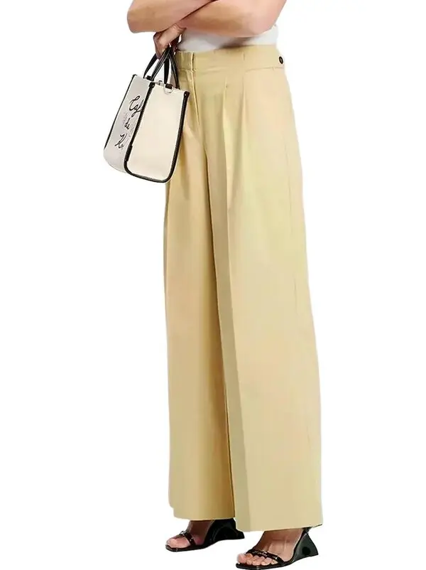 Karl Lagerfeld Pleated Front Trousers - Neutrals