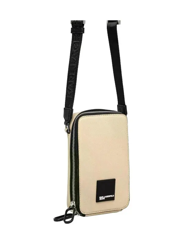 Karl Lagerfeld Zip-fastening Crossbody Bag - Neutrals