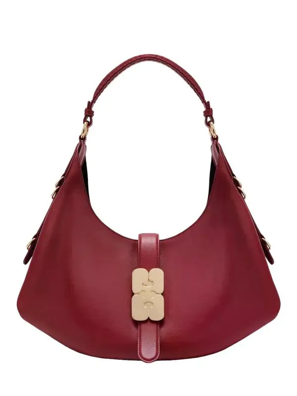 GANNI Small Kat Tote Bag - Red Dahlia