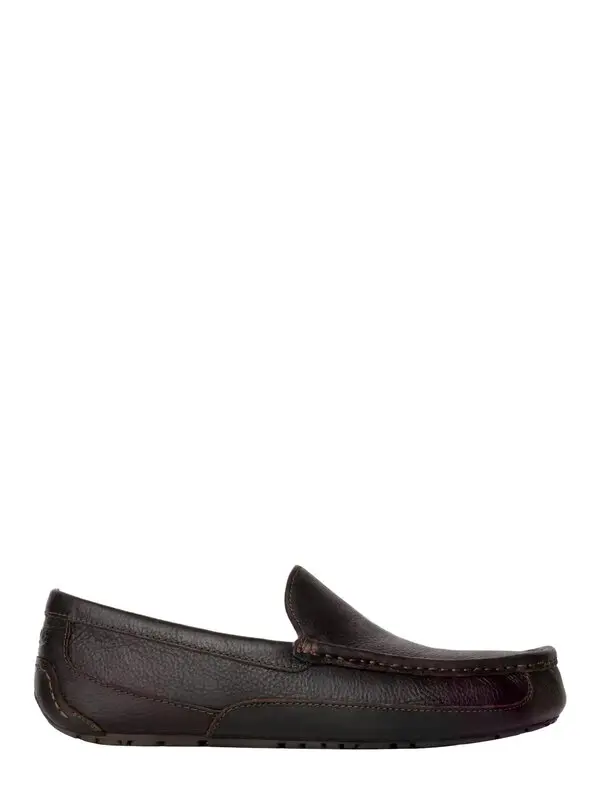 UGG Ascot Leather Slipper - Dark Spice
