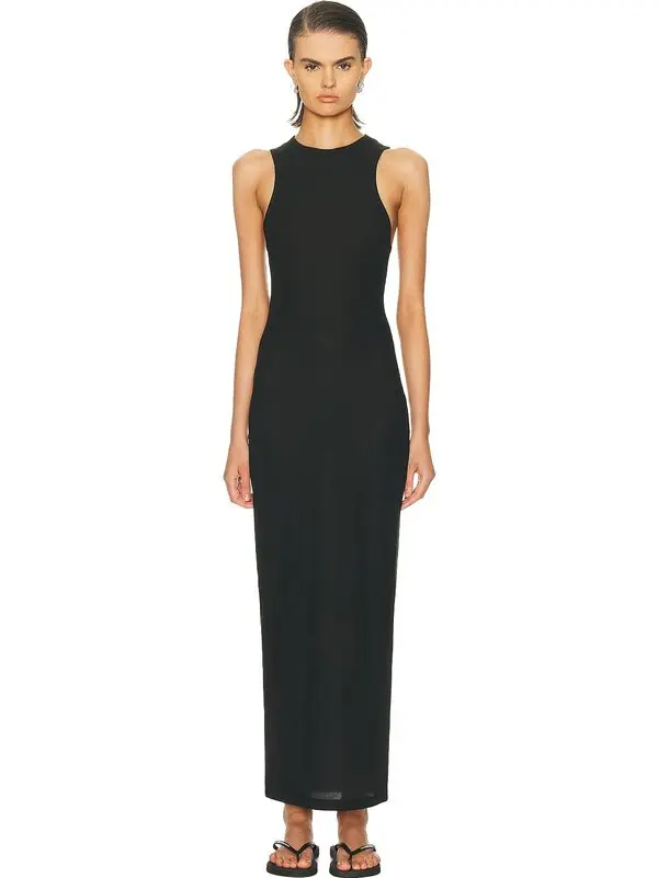Wardrobe.NYC Racer Dress - Black