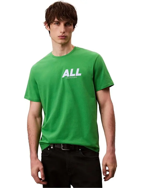 Calvin Klein All Graphic Relaxed T-shirt - Online Lime