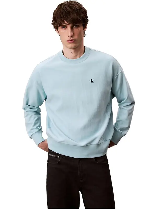 Calvin Klein Premium Terry Relaxed Sweatshirt - Stratosphere