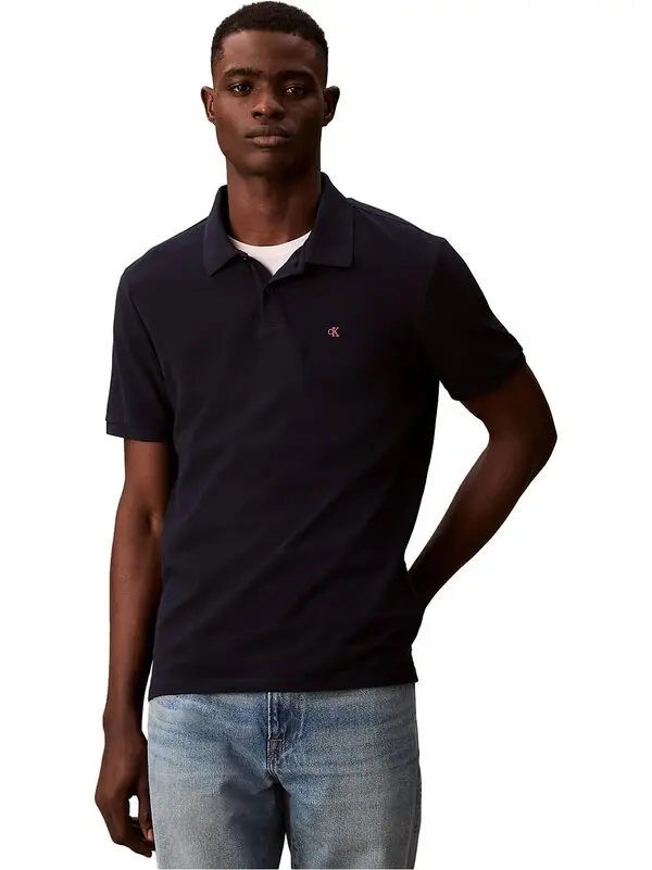 Calvin Klein Cotton Pique Classic Polo Shirt - Dark Sapphire