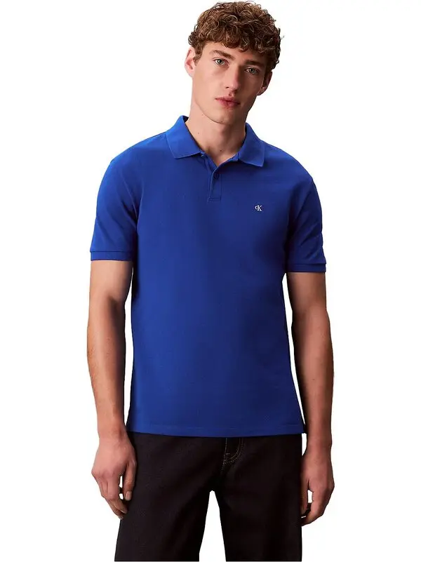 Calvin Klein Cotton Pique Classic Polo Shirt - Ocean Tides