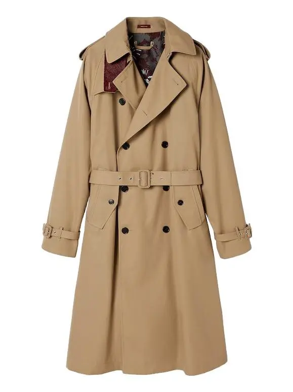 Gucci Cotton Gabardine Trench Coat - Beige