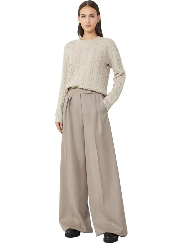Max Mara Slim-fit Cashmere Pullover - Beige