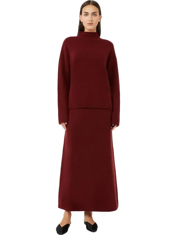 Max Mara Boxy Cashmere Jumper - Raspberry