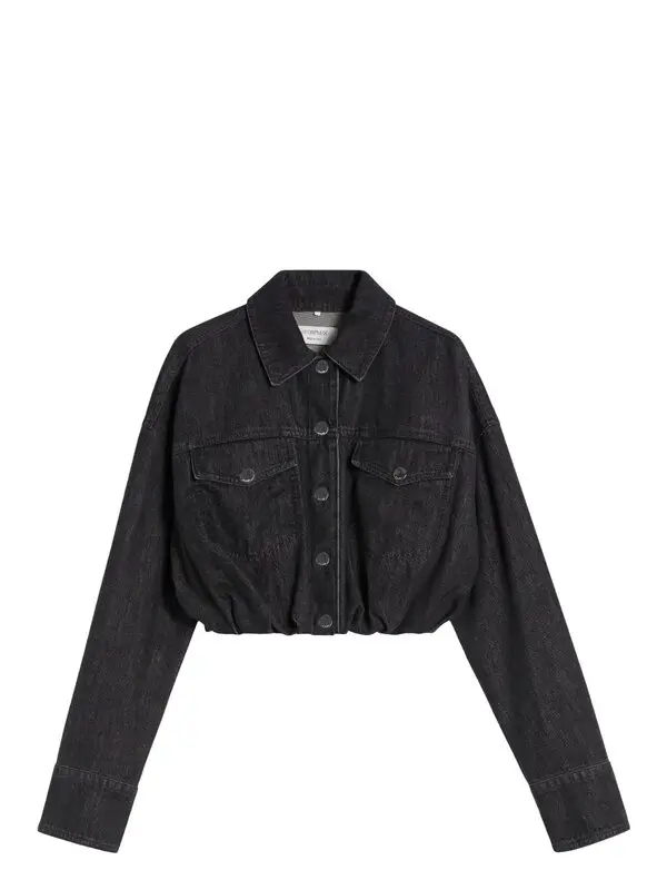 Max Mara Short Denim Jacket - Black