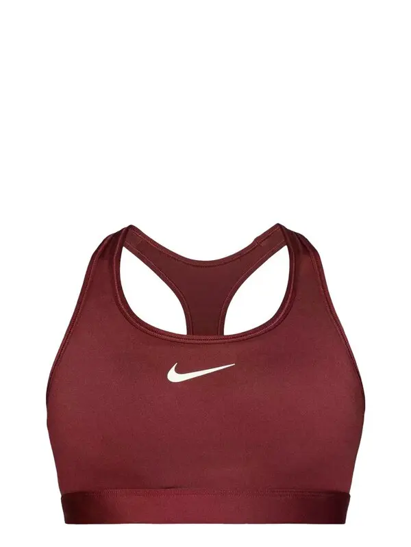 Nike Swoosh Medium Support Sports Bra - Red