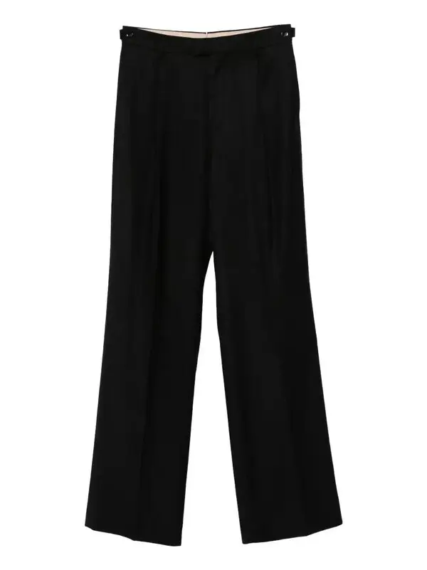 BERWICH Simona Pleated Front Trousers - Black