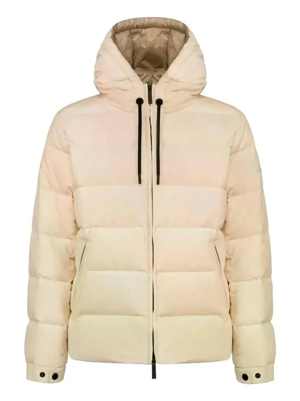AFTER/LABEL Quilted Hooded Puffer Jacket - Neutrals