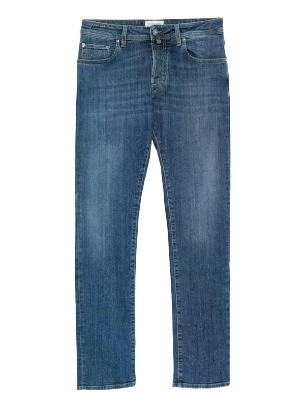 Jacob Cohen Cotton Straight Leg Jeans - Blue