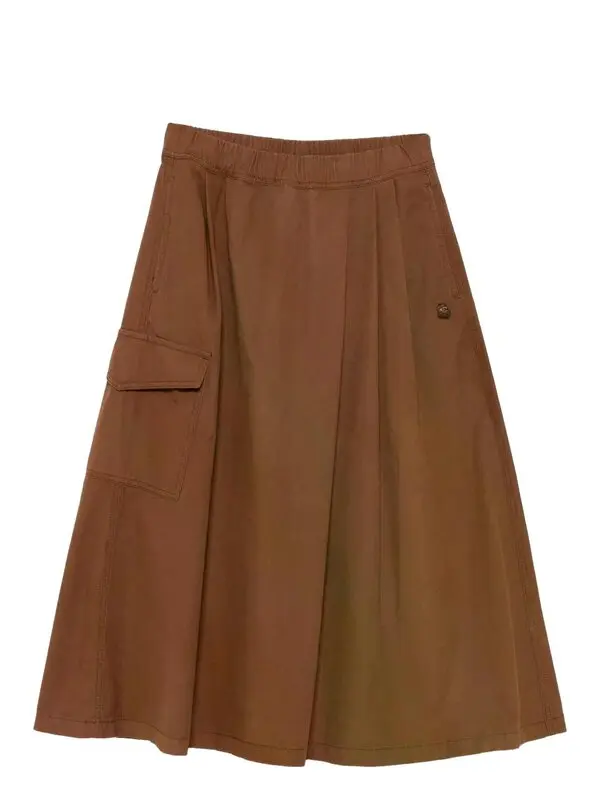 FINGERCROXX Logo-plaque Skirt - Brown