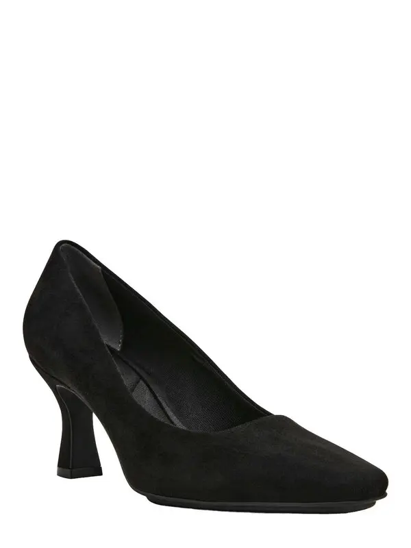 Anne Klein Prima Pump - Black Suede