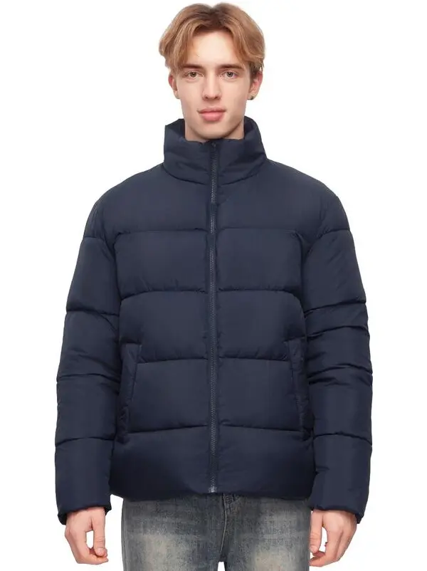 ROKKA&ROLLA Lightweight Puffer Jacket - Navy