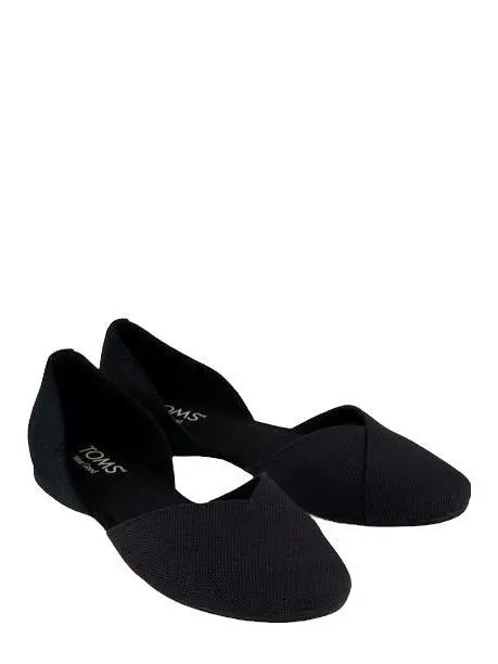 Toms D'orsay Flat - Black/black