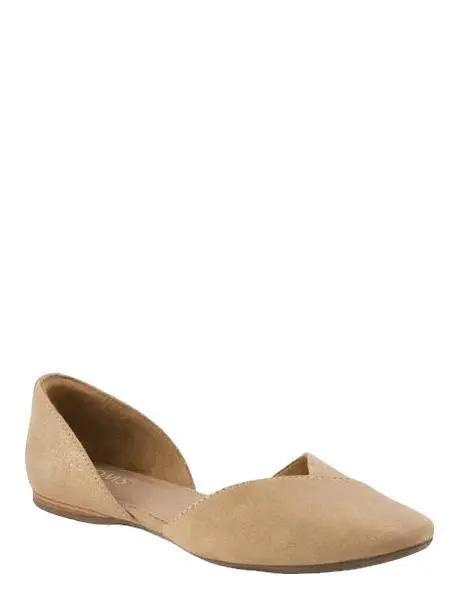 Toms D'orsay Flat - Medium Beige